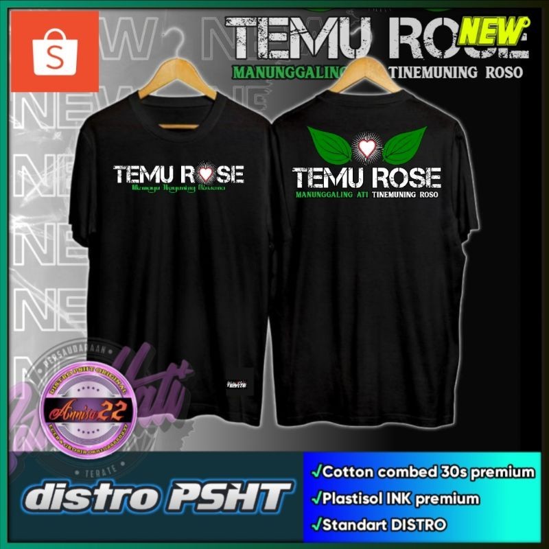 Jual KAOS PSHT TEMU ROSE MANUNGGALING ATI TINEMUNING ROSO TERBARU (KODE ...