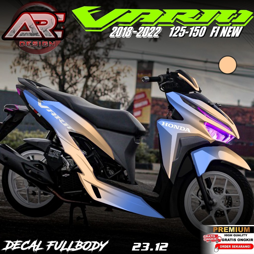 Jual (Cod) Terbaru Decal Sticker Honda Vario New 125 150 Full Body - Stiker Skotlet Modifikasi ...