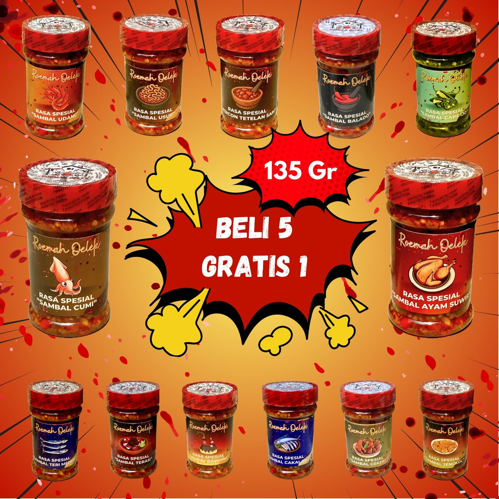 Jual [FLASH SALE] Sambal Botol 135g - Lauk Makan | Sambal Ayam Suwir ...