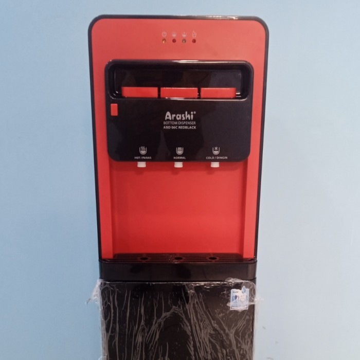 Jual ARASHI Dispenser AMD01B AMD 01B Galon Bawah Multi Fungsi + Teko - ABD04C Black | Shopee ...
