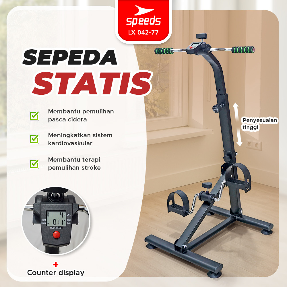 Jual SPEEDS Sepeda Statis Terapi Mini Kaki dan Tangan Fitness Gym Dual ...