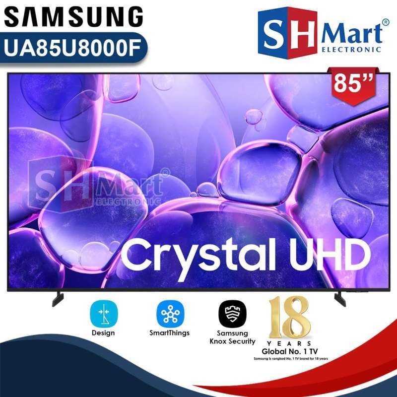 Jual Samsung Smart Tv 85 Inch UA85U8000FXXD Crystal UHD 4K 85U8000F NEW ...