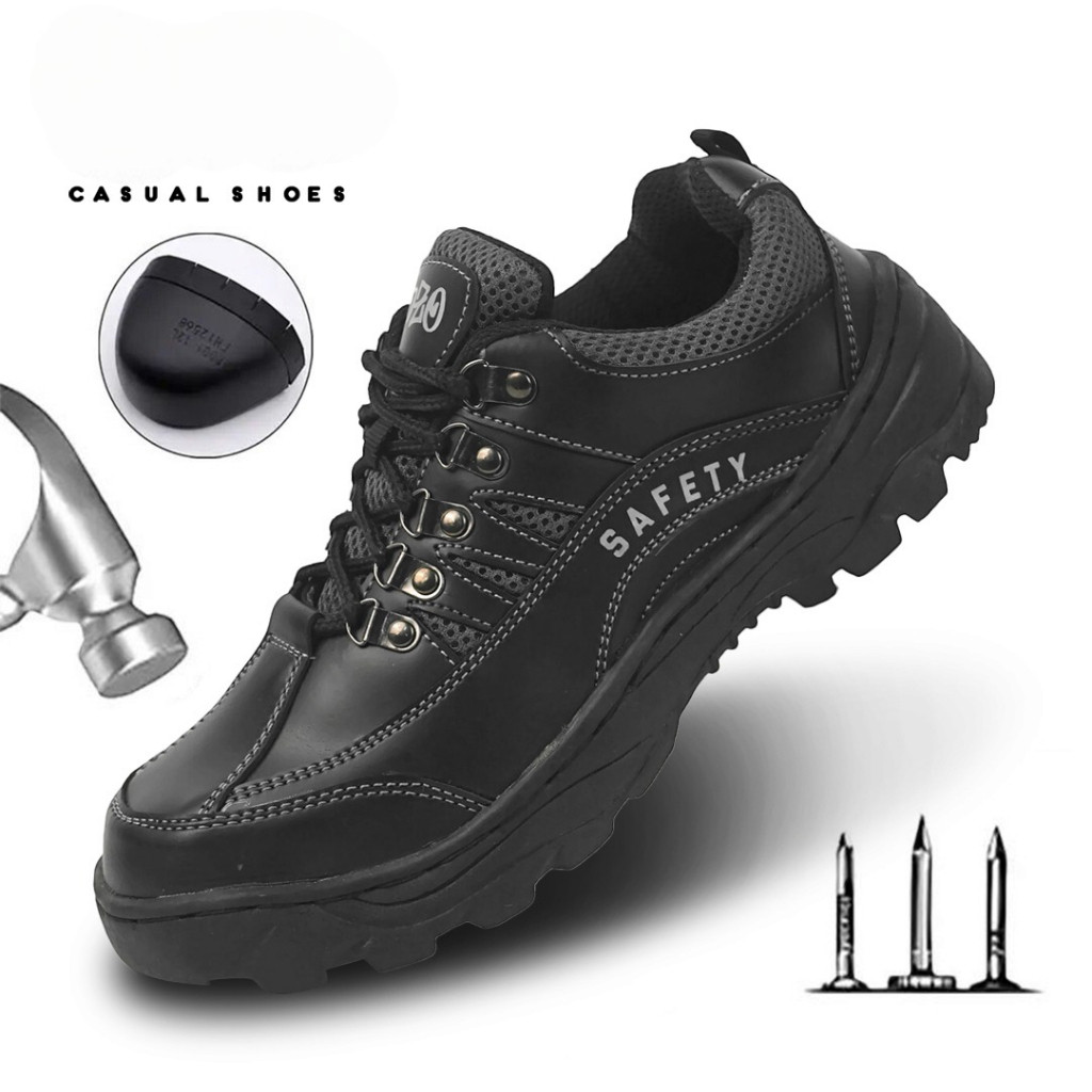 Jual [PREMIUM ORIGINAL] Sepatu Safety Boots Ujung Besi Anti Slip & Anti ...