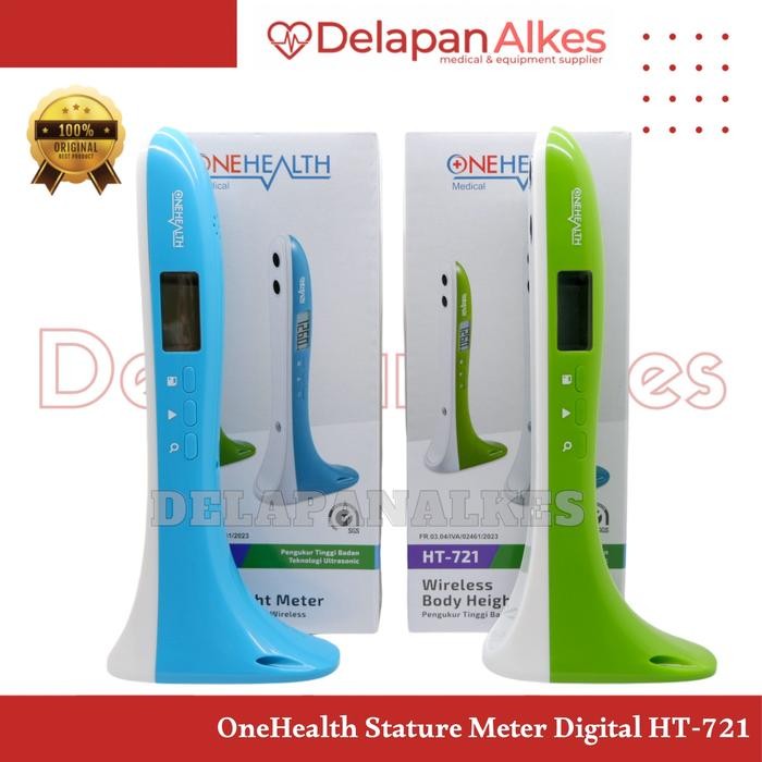 Jual OneHealth Stature Meter Digital HT-721 Wireless Alat Ukur Tinggi ...