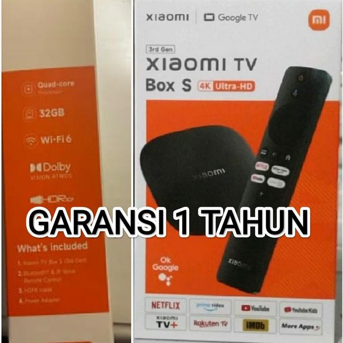 Jual xiomi tv box s 3rd gen 3 ram 2/32gb android tv box | Shopee Indonesia