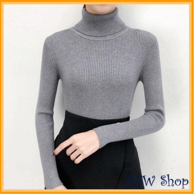 Jual DIKASHOP_ID AJW Inner Rajut Aisha Hijab Baju Dalaman Turtleneck ...