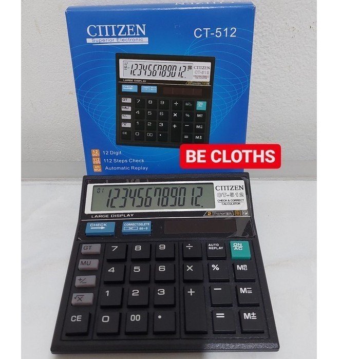 Jual MV CTTTZEN CT-512 Kalkulator seperti Citizen CT 512 Kalkulator ...