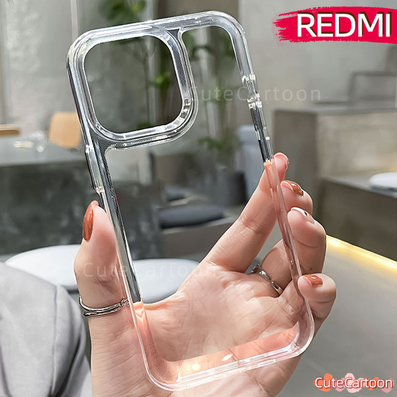 Jual Transparan Casing hp Redmi 12 13C 9C 12C 10C A3 Note-12 13 11 9 10 ...