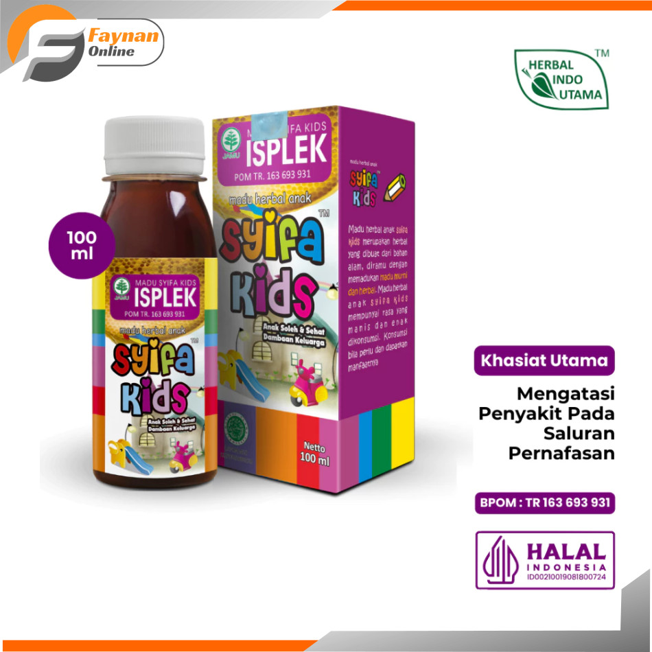 Jual SYIFA KIDS ISPLEK Madu Anak Mengatasi Penyakit Pada Saluran ...