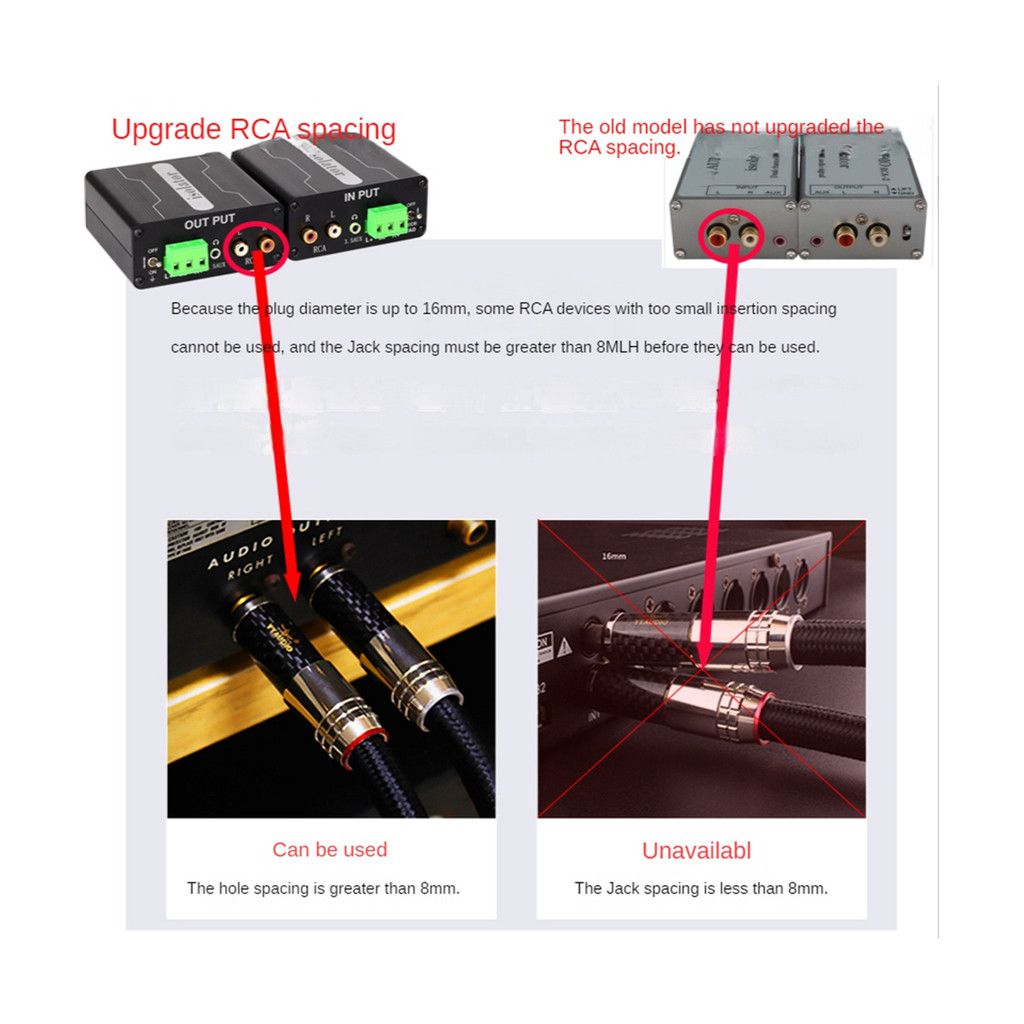 Jual GX303 Multifunction Audio Isolator 3.5 AUX RCA Audio Signal ...