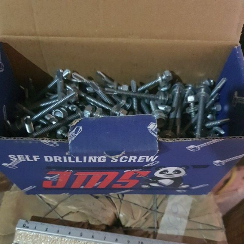 Jual SKRUP SEKRUP BAUT DRILLING SPANDEK GALVALUM BAJA RINGAN 5CM HARGA ...