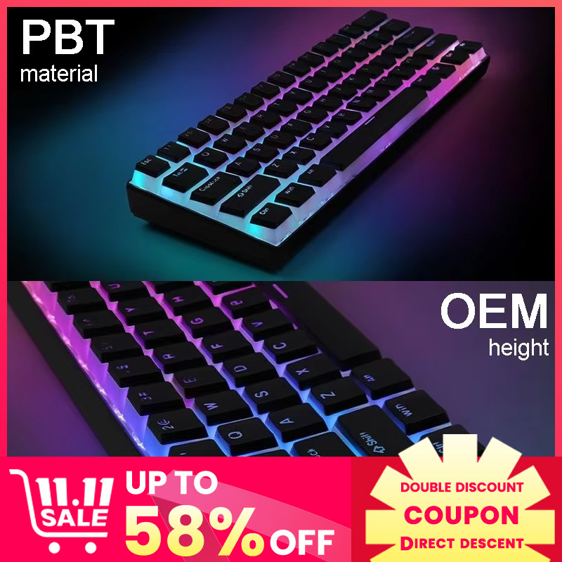 Jual PBT Pudding Keycap 131 Keys Two Color Lnjection OEM Height Profile ...