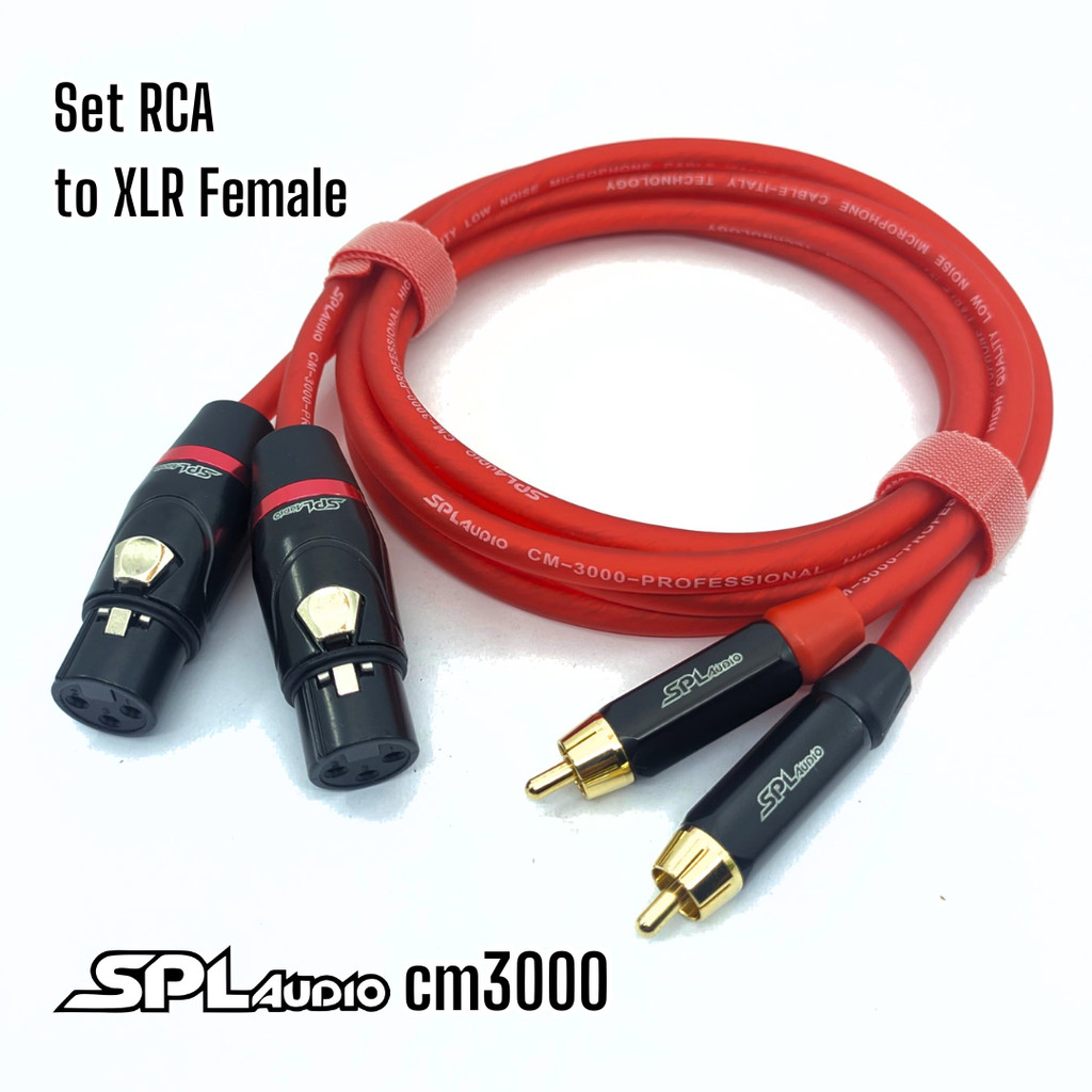 Jual Kabel Set Mixer Ke Power XLR Female TO RCA Kabel SPL Audio Warna ...