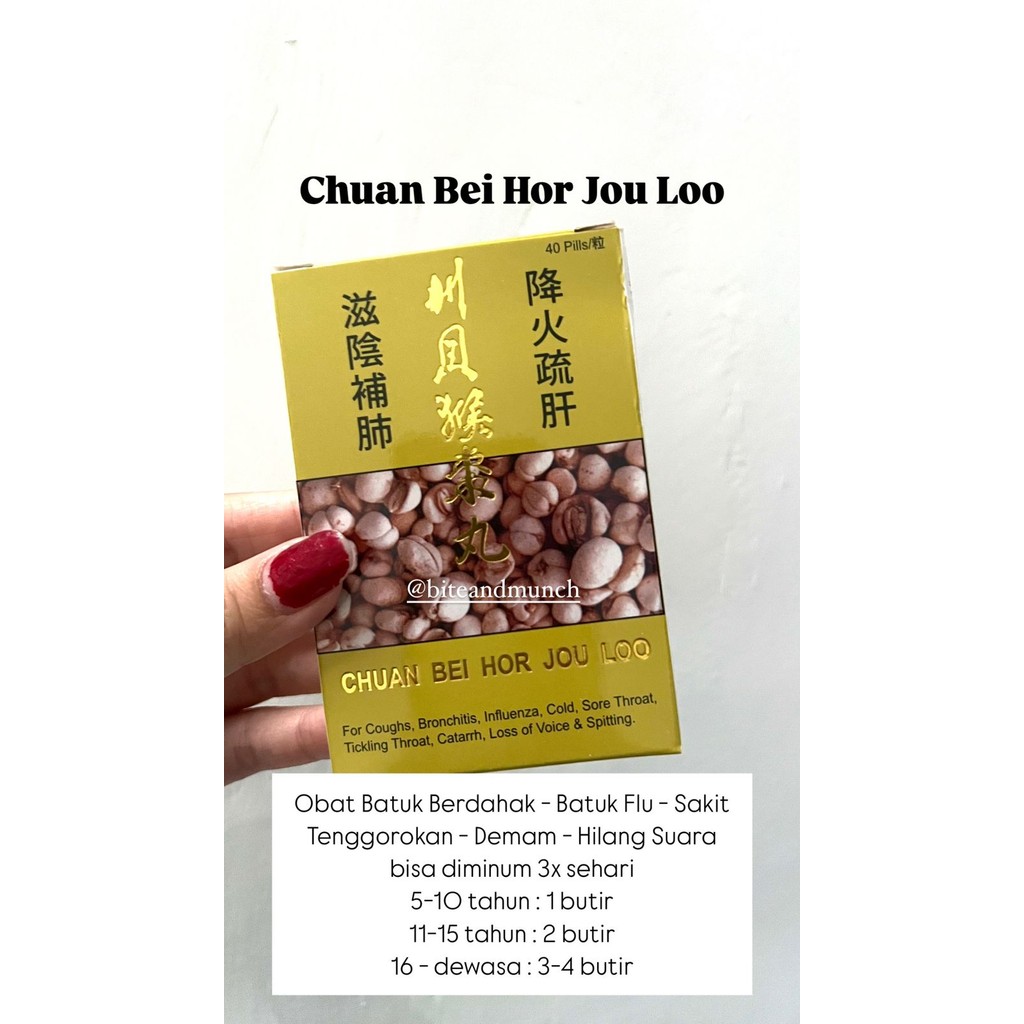 Jual Chou Bei Hor Jou Loo untuk batuk berdahak | Shopee Indonesia