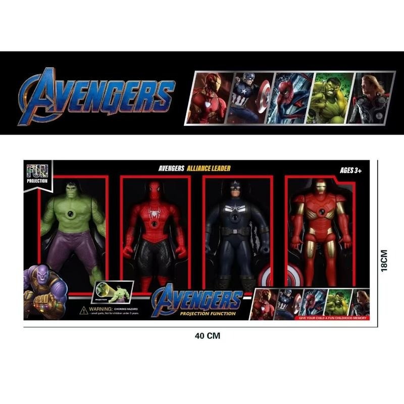 Jual MAINAN SUPER HERO ACTION FIGURES AVENGERS WITH LIGHT | Shopee ...