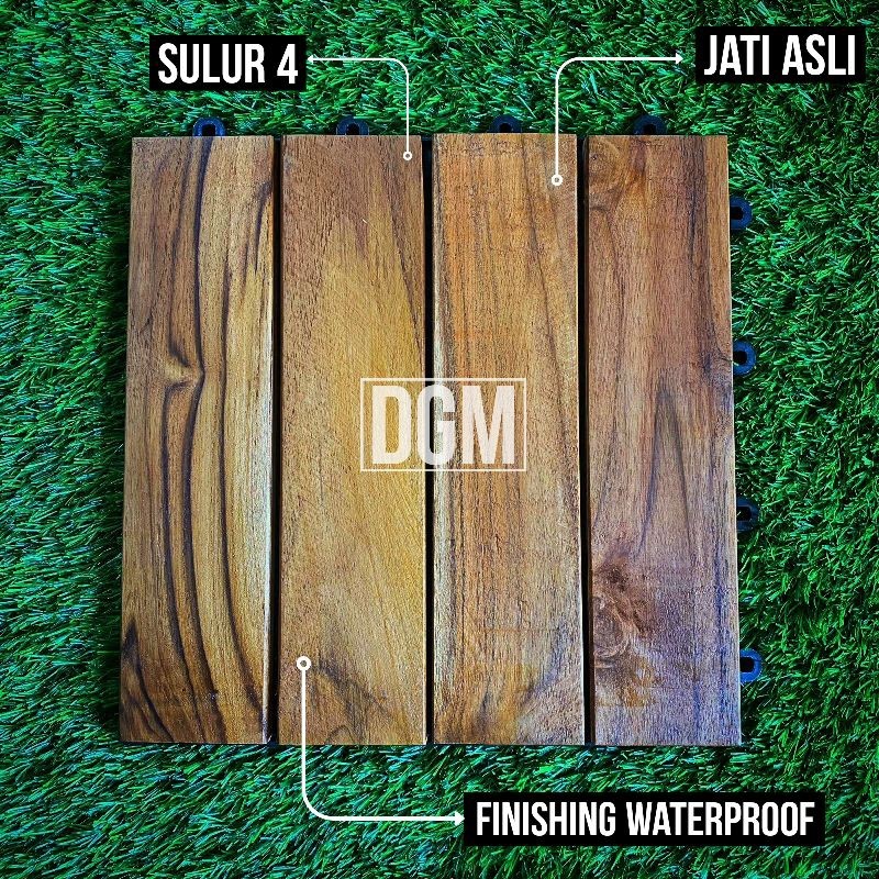 Jual Lantai Kayu Parkit / Decking Kayu Jati / Tile Kayu Jati / Lantai ...