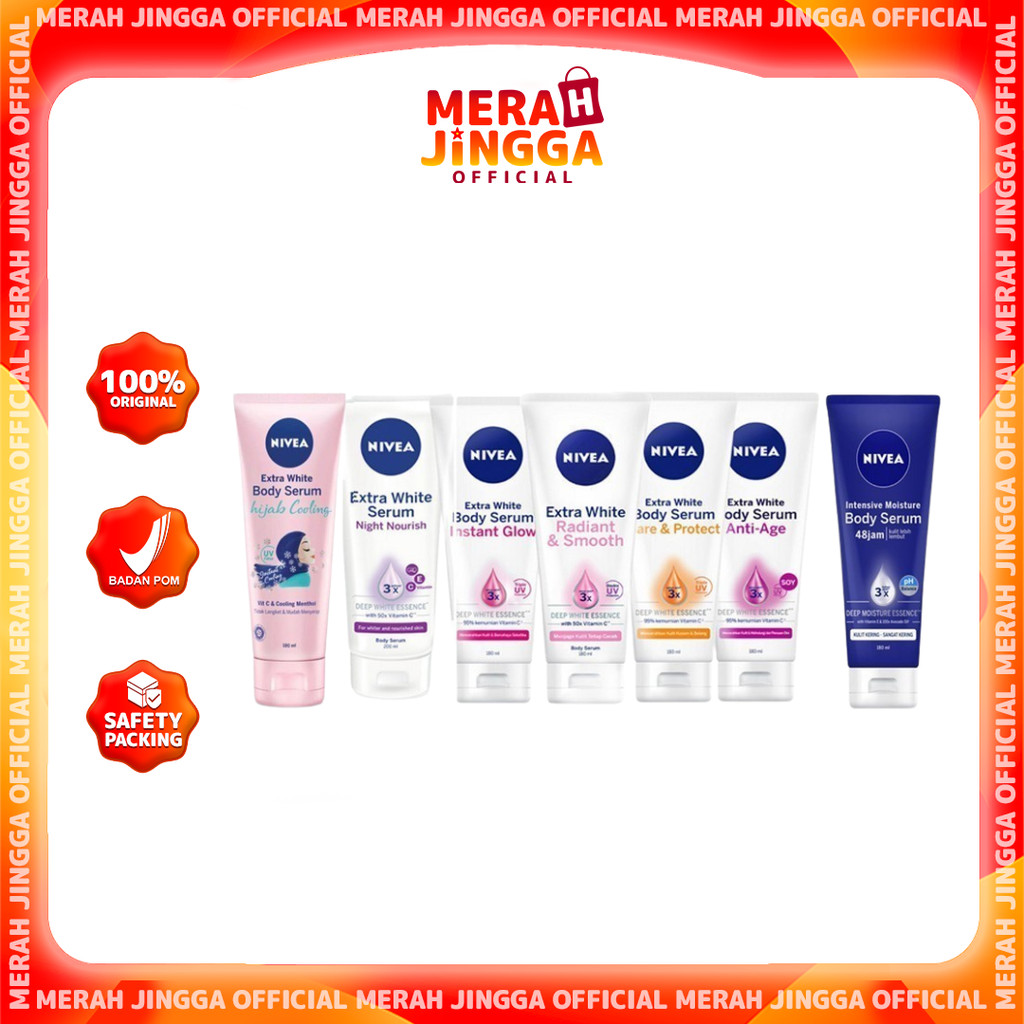 Jual Nivea Body Serum Extra White | Extra Bright | Intensive Moisture ...