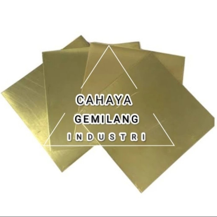 Jual Plat Kuningan 0.5mm x 36cm x 60cm - Brass Plate | Shopee Indonesia