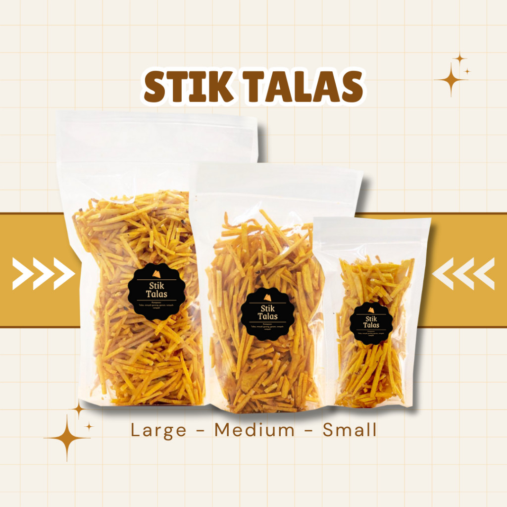 Jual [DELISH SNACKS] Stik Talas Original / Snack Cemilan Camilan ...