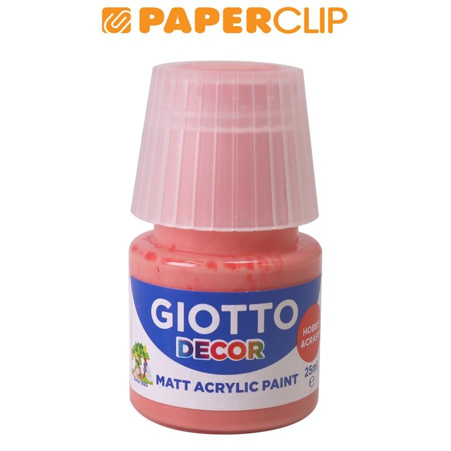Jual CAT AKRILIK / MATT ACRYLIC DECOR GIOTTO 538106 25ML PEACH | Shopee Indonesia