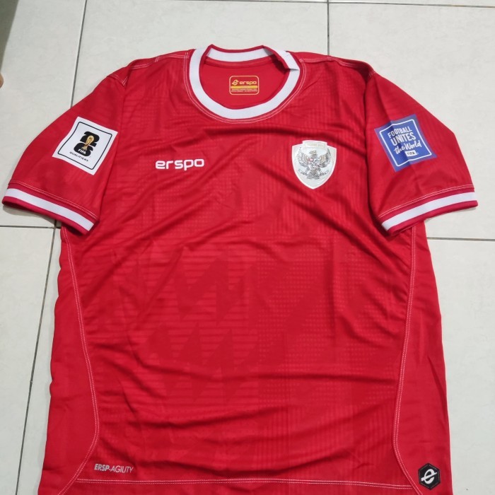 Jual JERSEY BOLA TIMNAS INDONESIA HOME ERSPO 2024 GRADE ORI | Shopee Indonesia