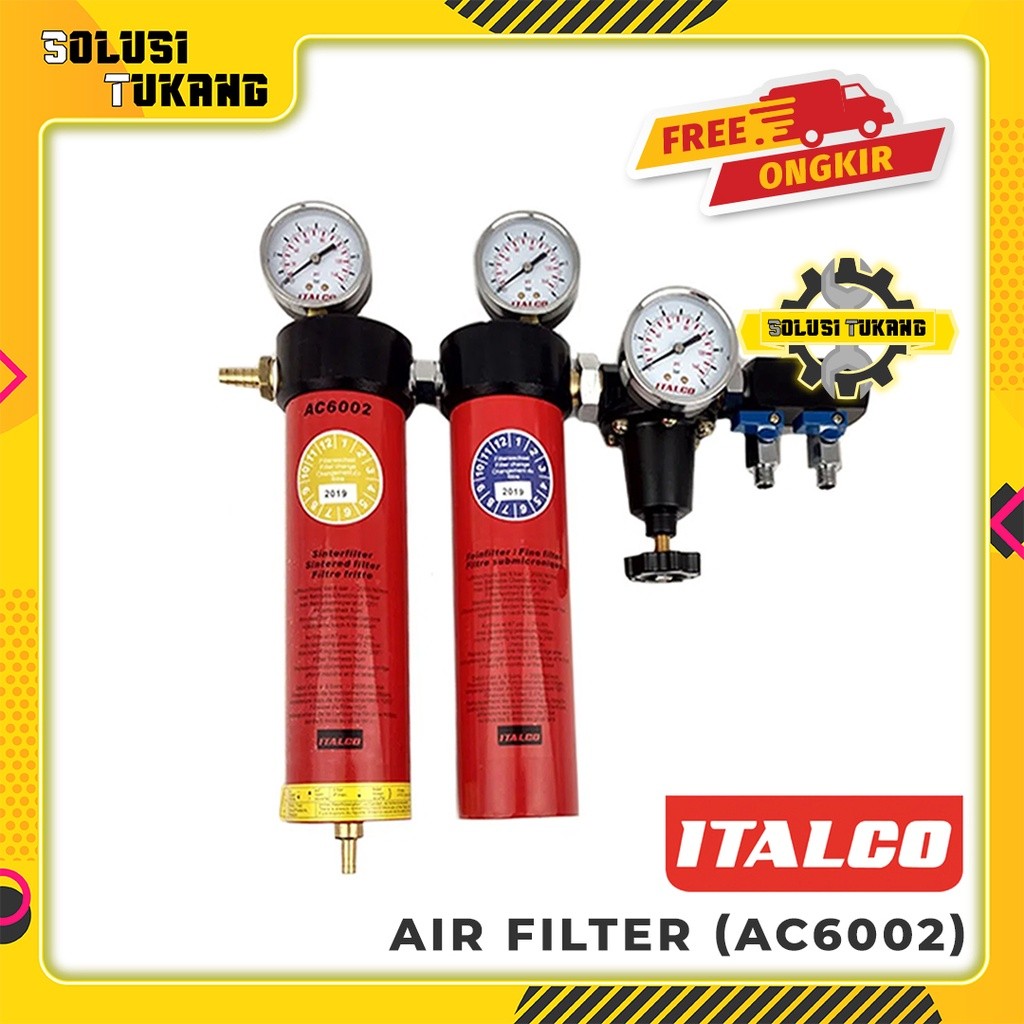Jual Air Filter Angin Kompressor 2 Air Control Unit Double AC6002 ...