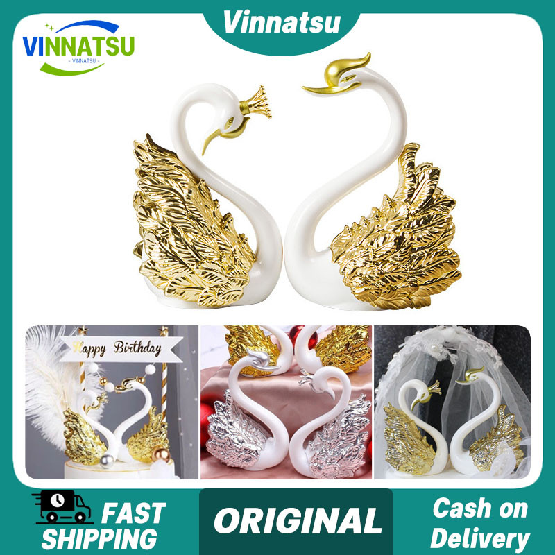 Jual Vinnatsu Hiasan Wedding Gold Silver Decorasi Ruangan Sepasang ...