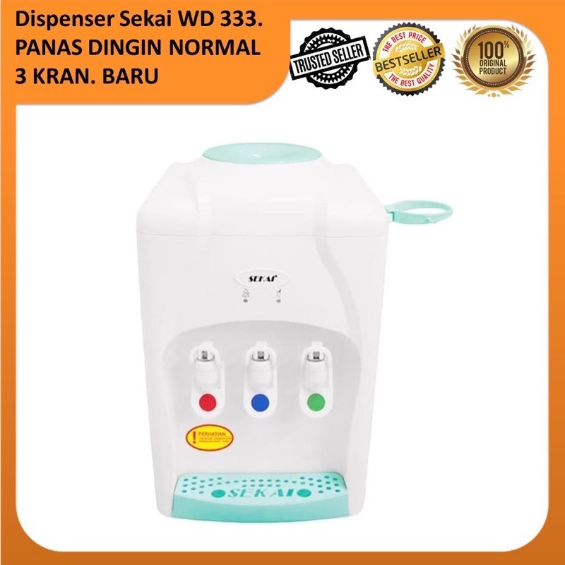Jual DISPENSER AIR GALON SEKAI WD333 PANAS NORMAL DINGIN 3 KRAN 3 FUNGSI | Shopee Indonesia