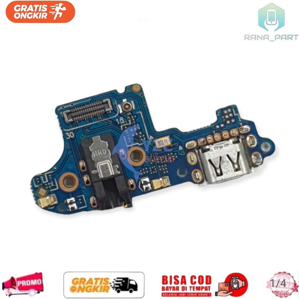 Jual PAPAN CHARGER + IC REALME 3 + MIC ORIGINAL CON T/C /HF/MIC / FULL KOMPONEN IC / Flexi ...