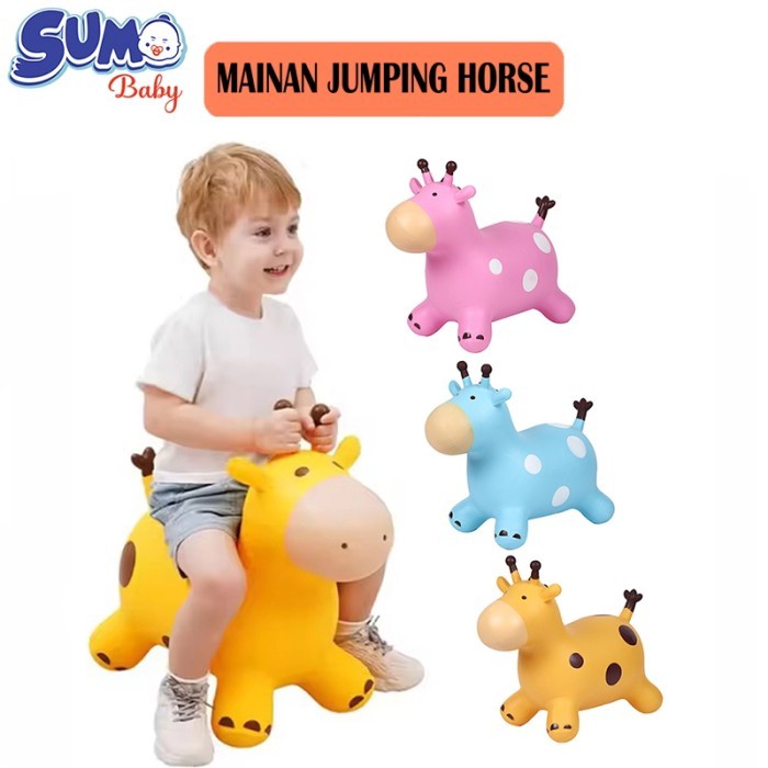 Jual SumoBaby Mainan Kuda Kudaan Karet Jumping Animal Horse Mainan Anak ...
