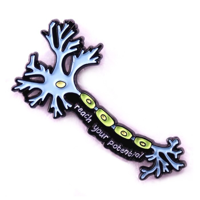 Jual pin besi cell neuron reach your potential | Shopee Indonesia
