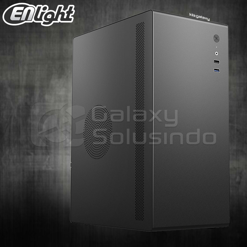 Jual ENLIGHT EN-200 Slim PC Case + PSU ENLIGHT 300W - Black | Shopee ...