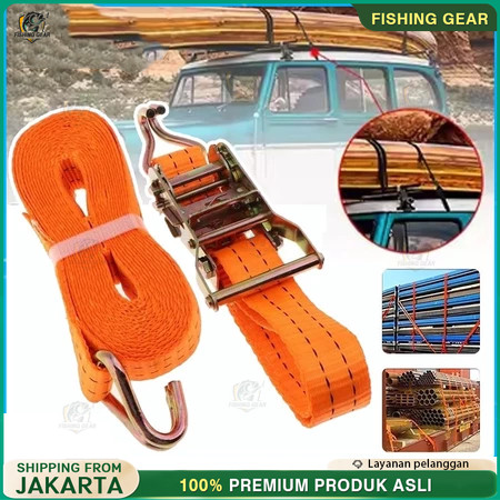 Jual Rachet tie down 6-10 Meter 800KG/Tali pengikat barang di motor ...