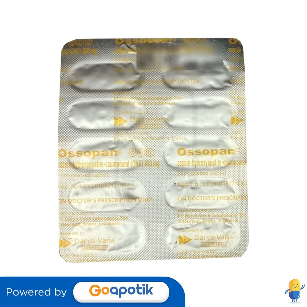 Jual Ossopan 800 Mg Strip 10 Kaplet | Shopee Indonesia