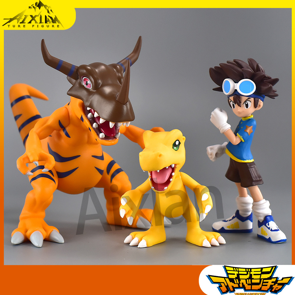 Jual Aixlan Digimon Figure Yagami Taichi Agumon Large Dinosaurs PVC ...