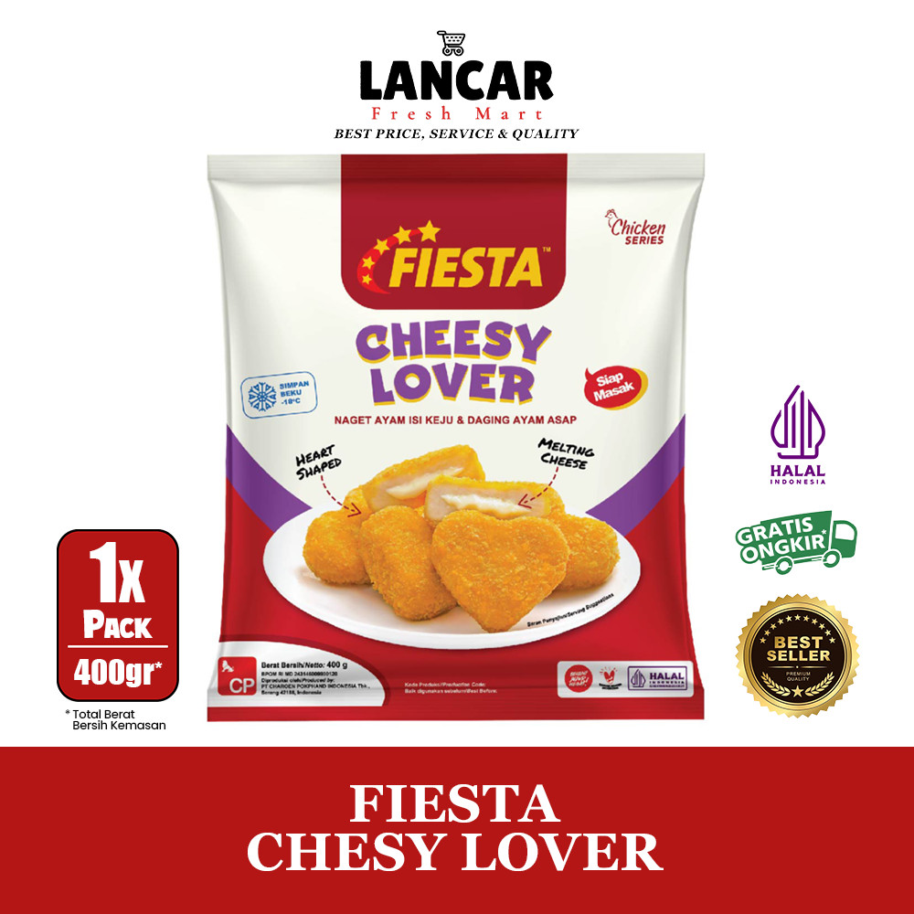Jual FIESTA CHEESY LOVER 400GR | Shopee Indonesia