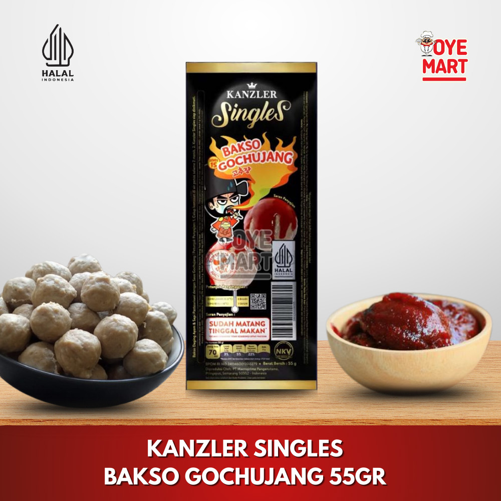 Jual KANZLER SINGLES BAKSO GOCHUJANG 55GR / BASO SAOS KOREA | Shopee ...