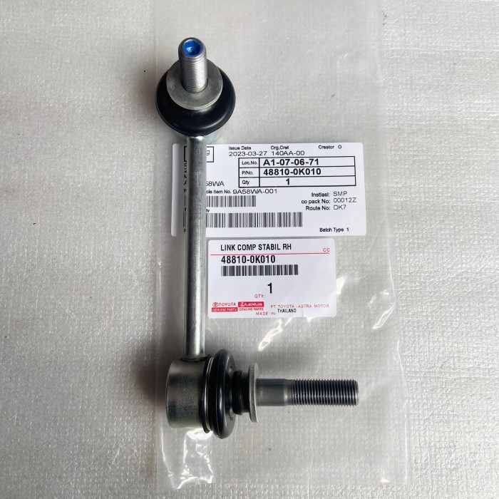 Jual Link Stabilizer Depan Set Toyota 48820-0K030/48810-0K010 Toyota ...