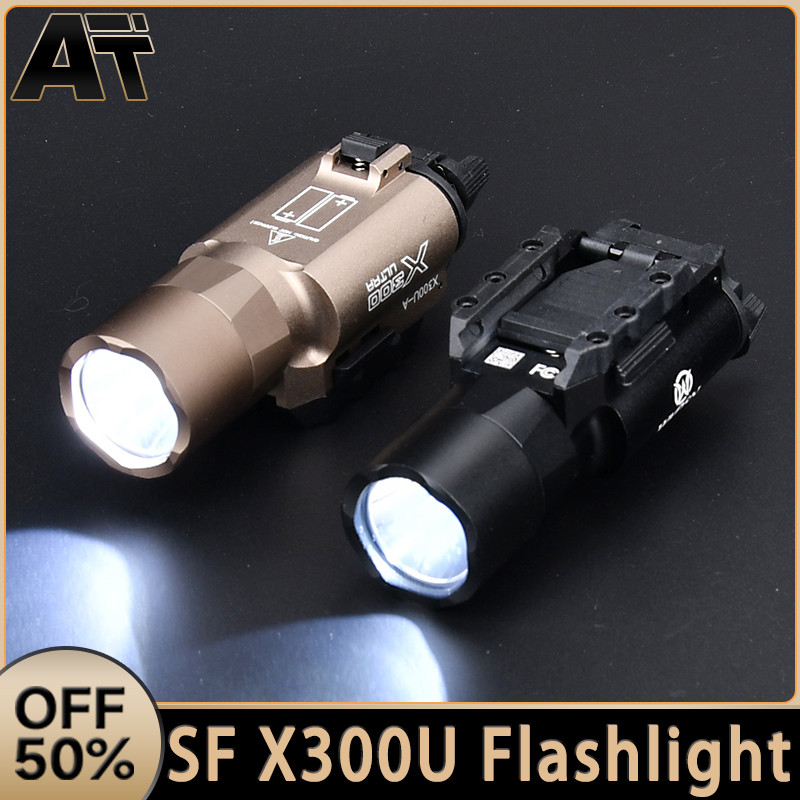Jual Tactical Airsoft Surefir X300U X300 Ultra 600lm LED Flashlight Rifle Weapon Pistol Scout ...