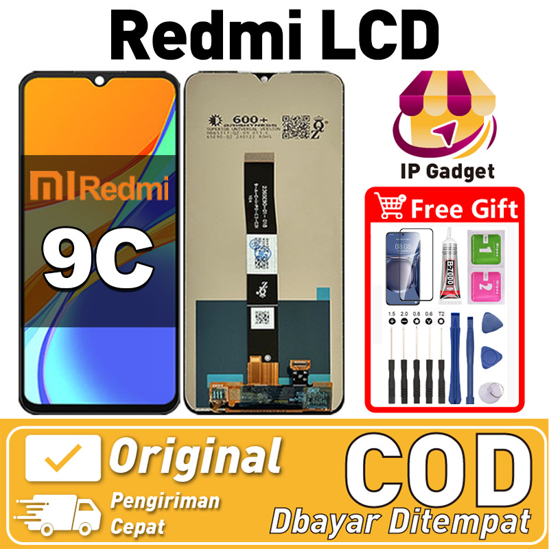 Jual ORI FOR LCD Redmi 9c Fullset Original LCD HP Redmi 9c Asli Touchscreen Layar Sentuh HP COD ...