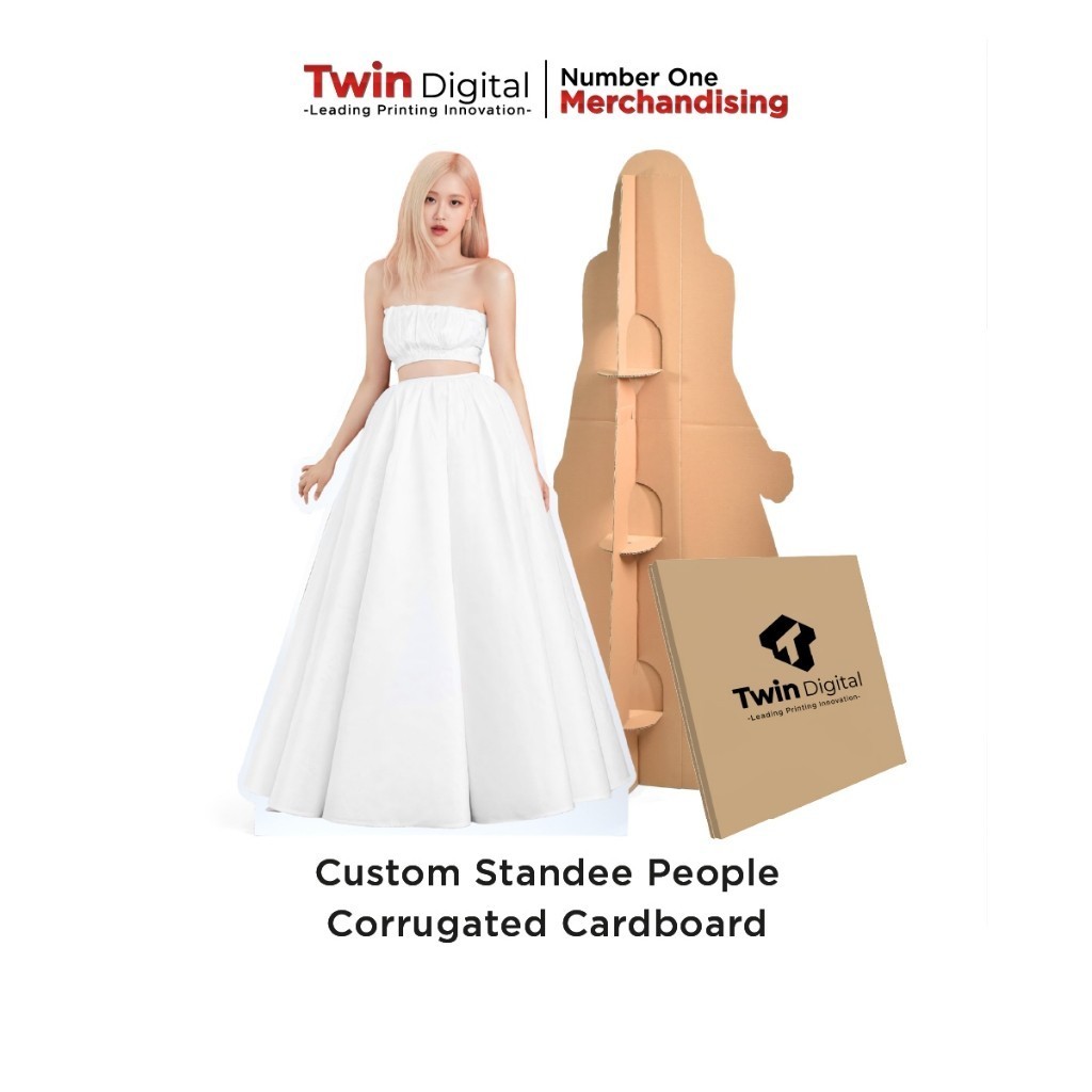 Jual Twindigital Custom Human Standee Figure Idol Real Size Corrugated ...