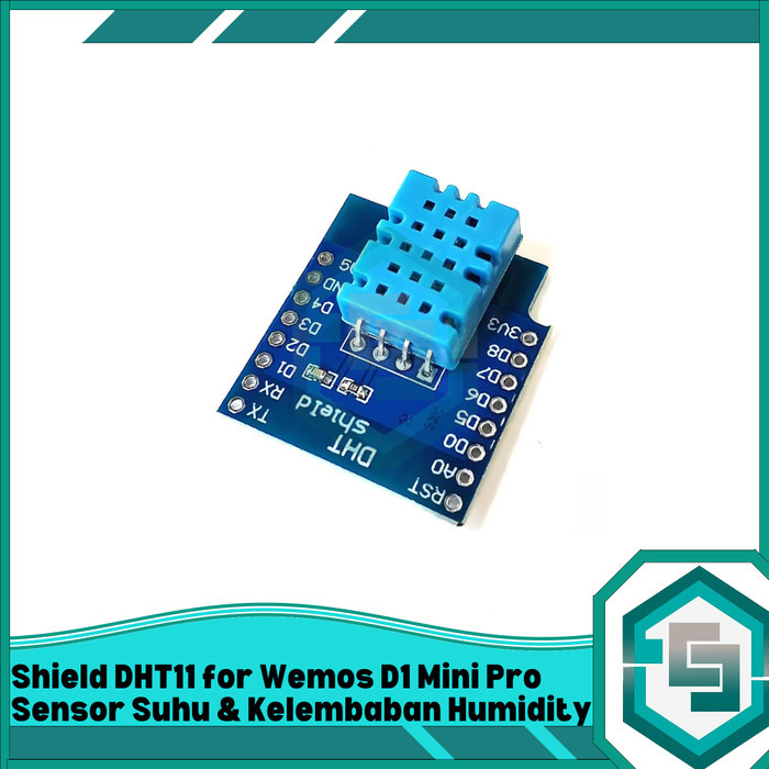 Jual SHIELD DHT11 UNTUK WEMOS D1 MINI PRO SENSOR SUHU & KELEMBABAN HUMIDITY | Shopee Indonesia