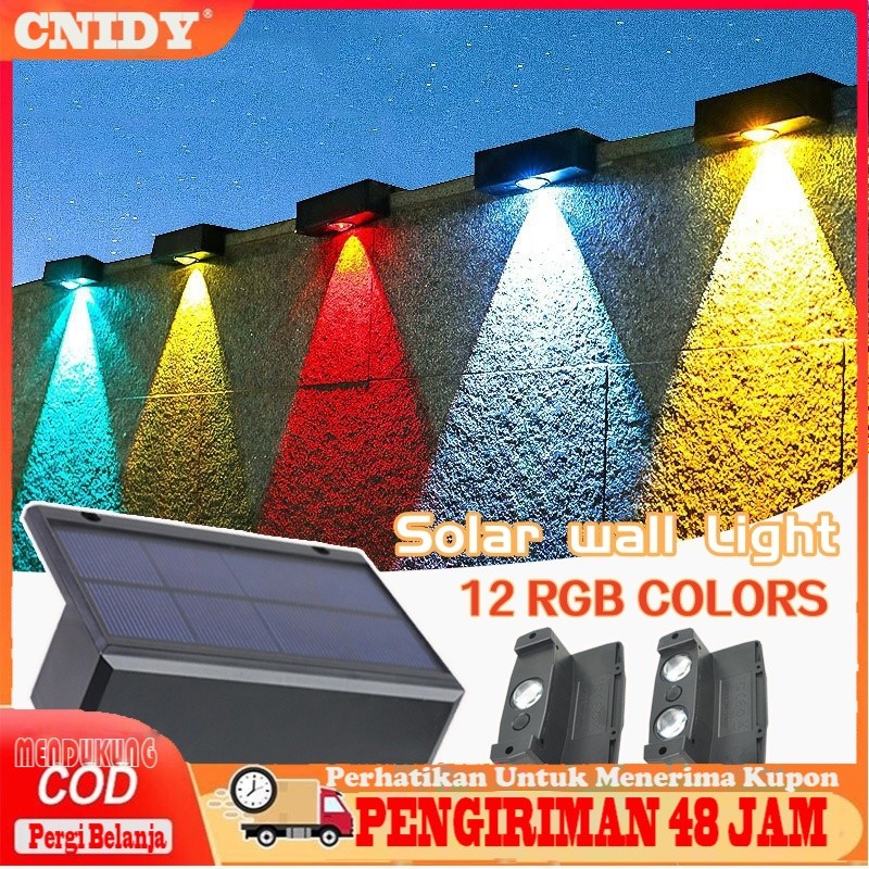 Jual 【COD】Solar Panel/LED SolarLamp Hias Taman,Tangga,Sudut Tenaga ...