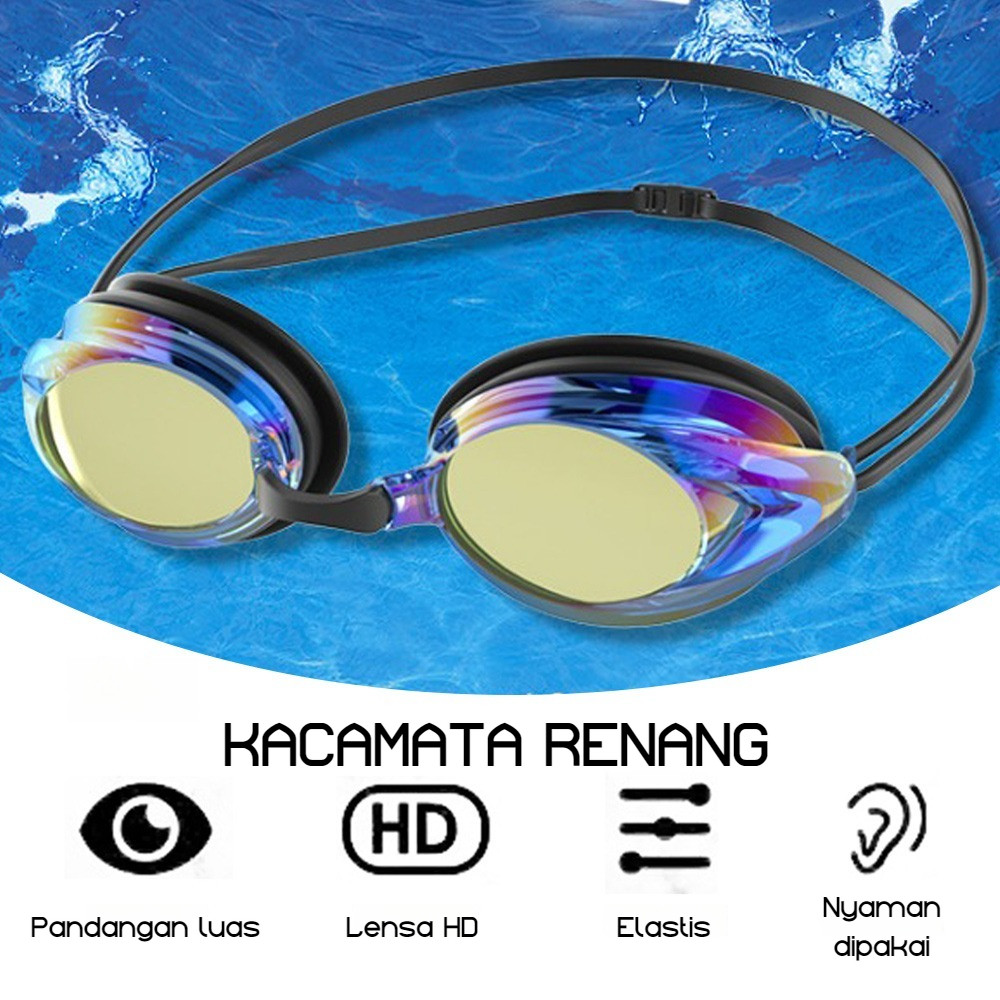 Jual Kacamata Berenang dan Surfing Dengan Bingkai Besar anti Kabut dan ...