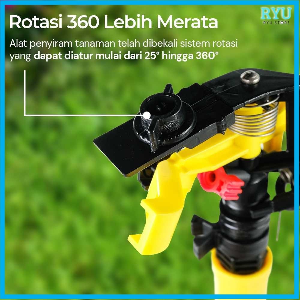 Jual SANON Alat Penyiram Tanaman Otomatis Taman Rotasi 360 Sprinkler ...