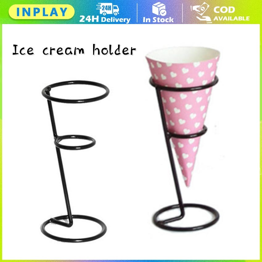 Jual Stand Holder Display Makanan Kerucut untuk Penyajian Es Krim ...