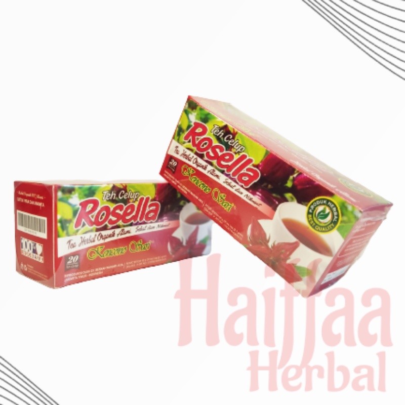 Jual Bunga Rosela / Rosella Teh Celup Kencono Sari Minuman Herbal Kesehatan Alami Asli Original ...