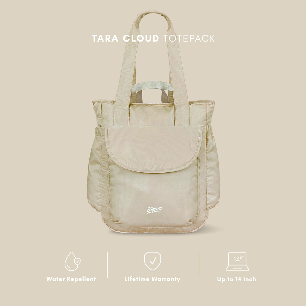 Jual Bigmo Tara Cloud Totepack Hazelnut | Shopee Indonesia