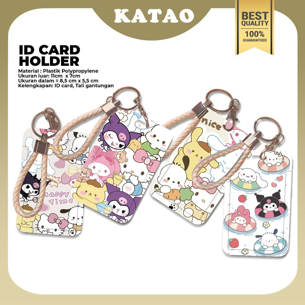 Jual ID CARD HOLDER MOTIF Sanrio Family PHOTOCARD PHOTO CARD | Shopee ...
