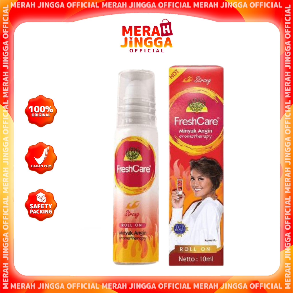 Jual Fresh Care Roll On Minyak Angin Aromatherapy 10ml - Strong | Merah ...